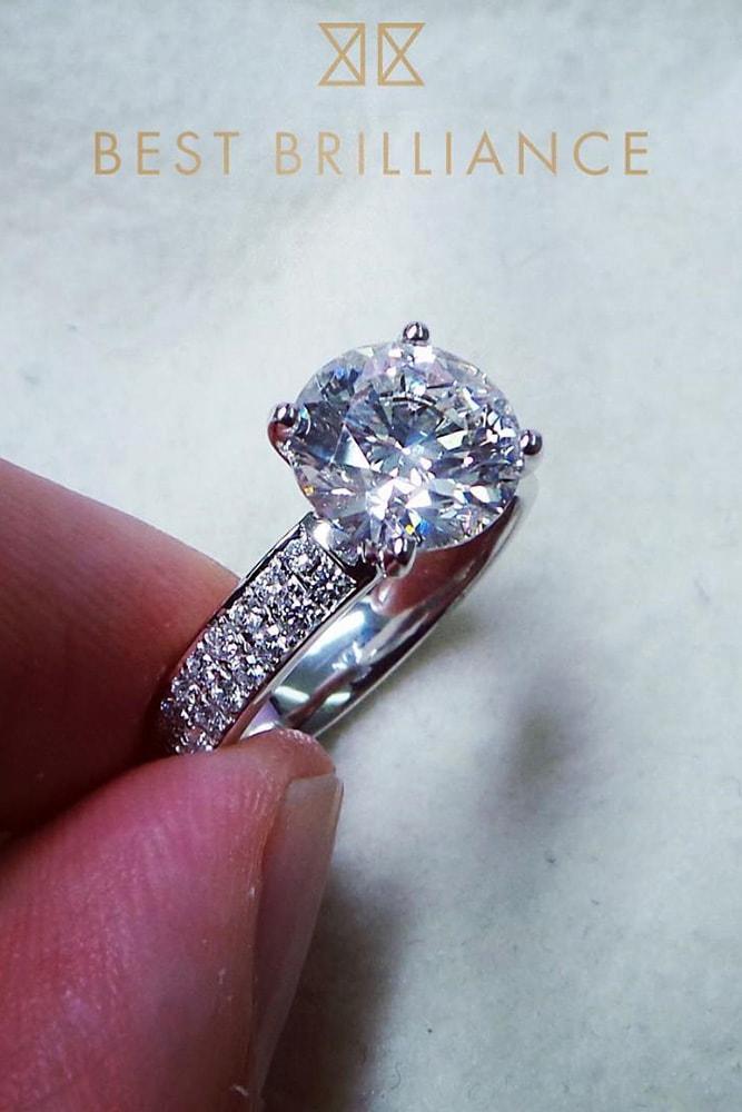 27 Round Engagement Rings - Timeless Classic And Not Only | Oh So ...