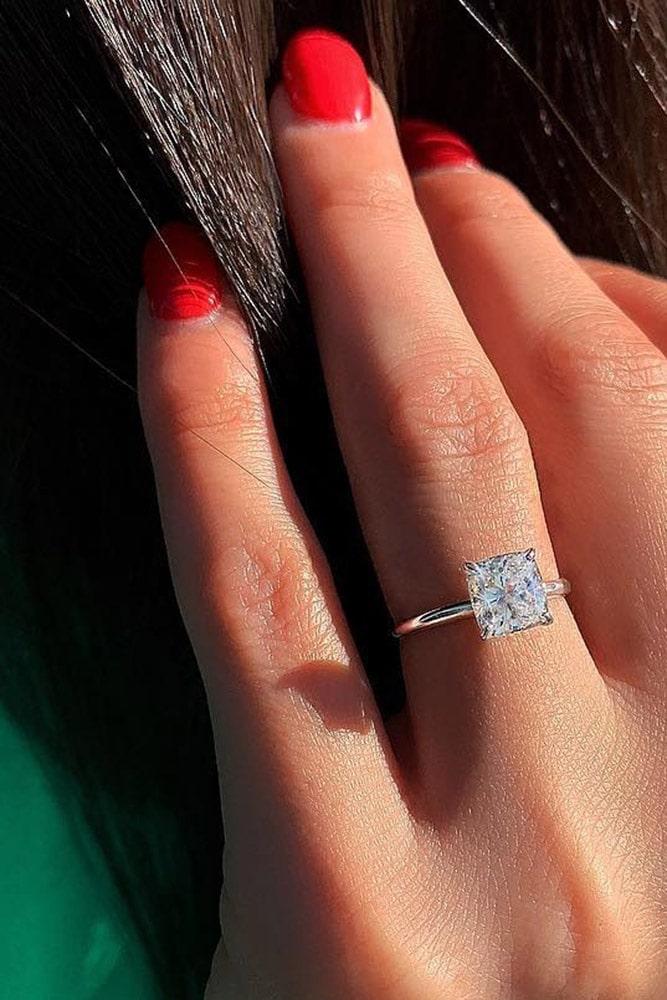 21 Perfect Solitaire Engagement Rings For Women | Oh So Perfect Proposal