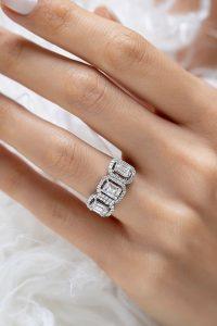 27 White Gold Engagement Rings To Conquer Your Love | Oh So Perfect ...