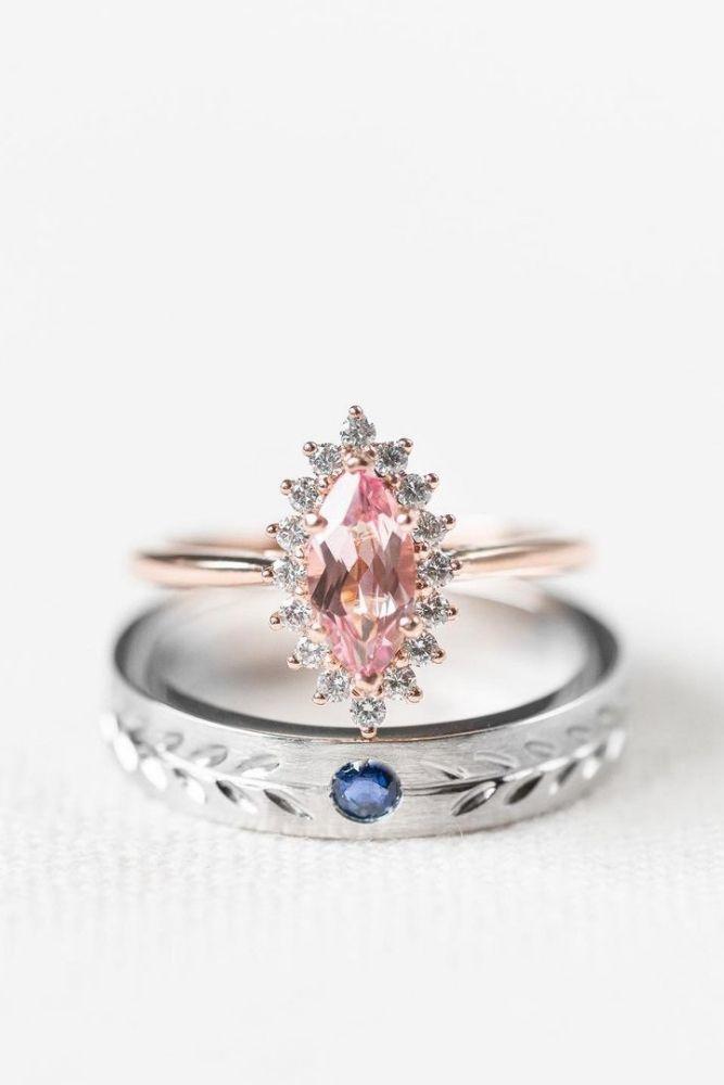 24 Gorgeous Colored Engagement Rings | Oh So Perfect Proposal