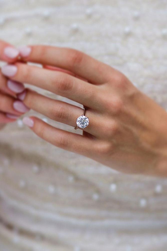 30 Round Engagement Rings - Timeless Classic And Not Only | Oh So ...
