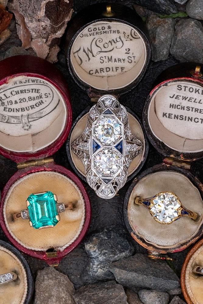24 Sophisticated Vintage Engagement Rings To Prove Your Love | Oh So ...